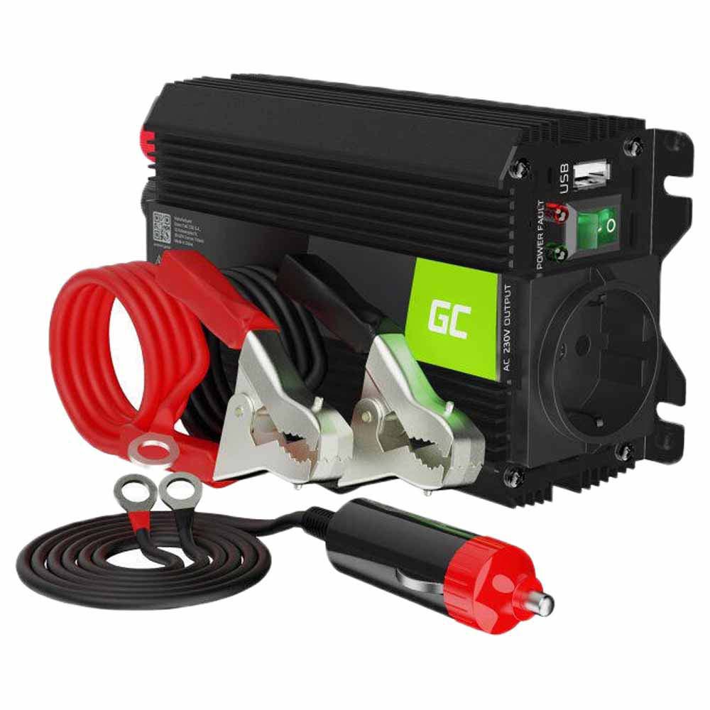 Car Power Inverter Converter 12V to 230V 300W/600W Green Cell® – Маркет ...
